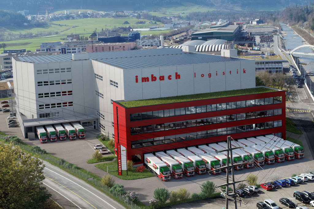 Haupt- und Lagerstandorte der Imbach Logistik AG